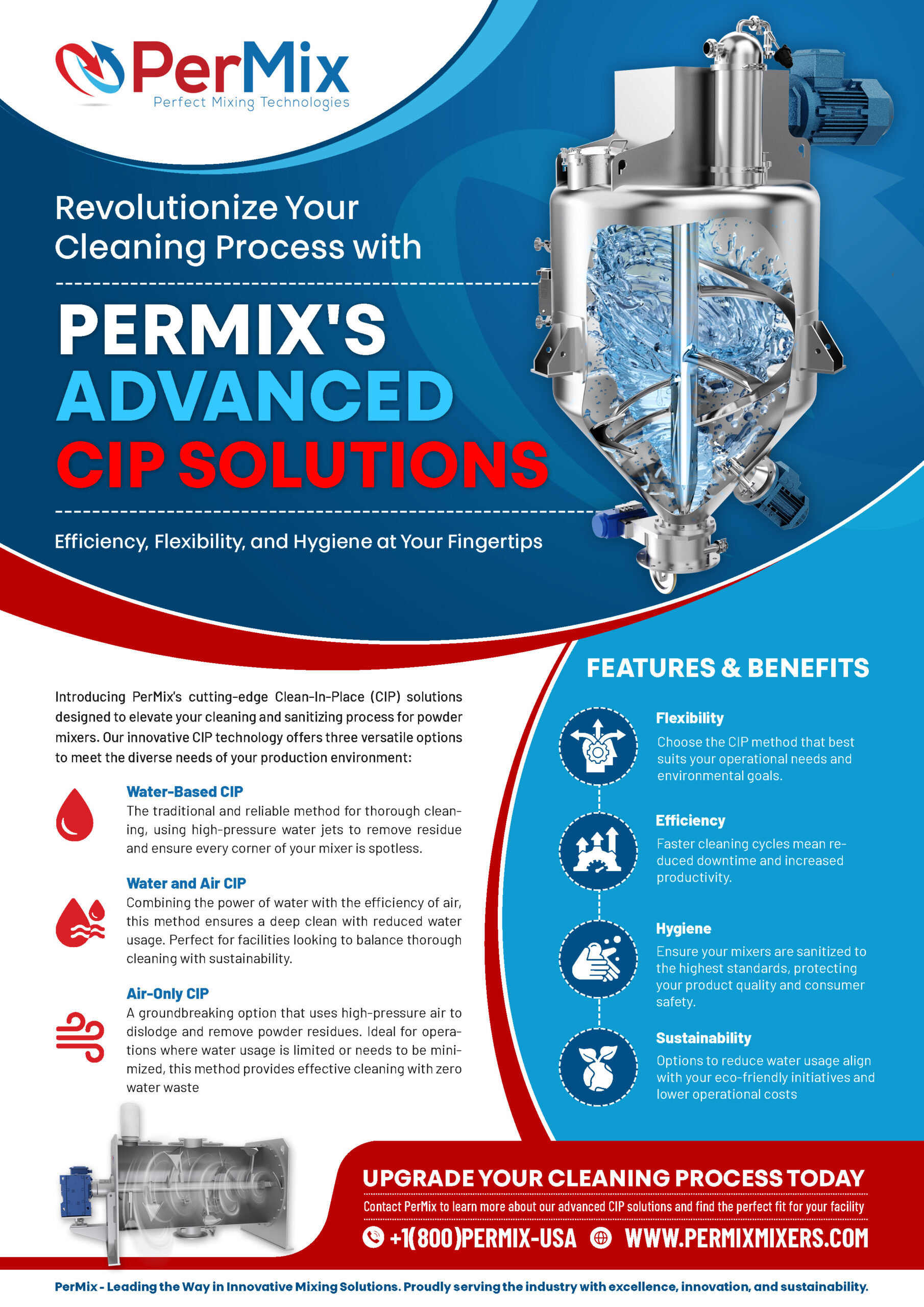 PerMix Dry CIP Systems Take Your Mixers To The Next Level