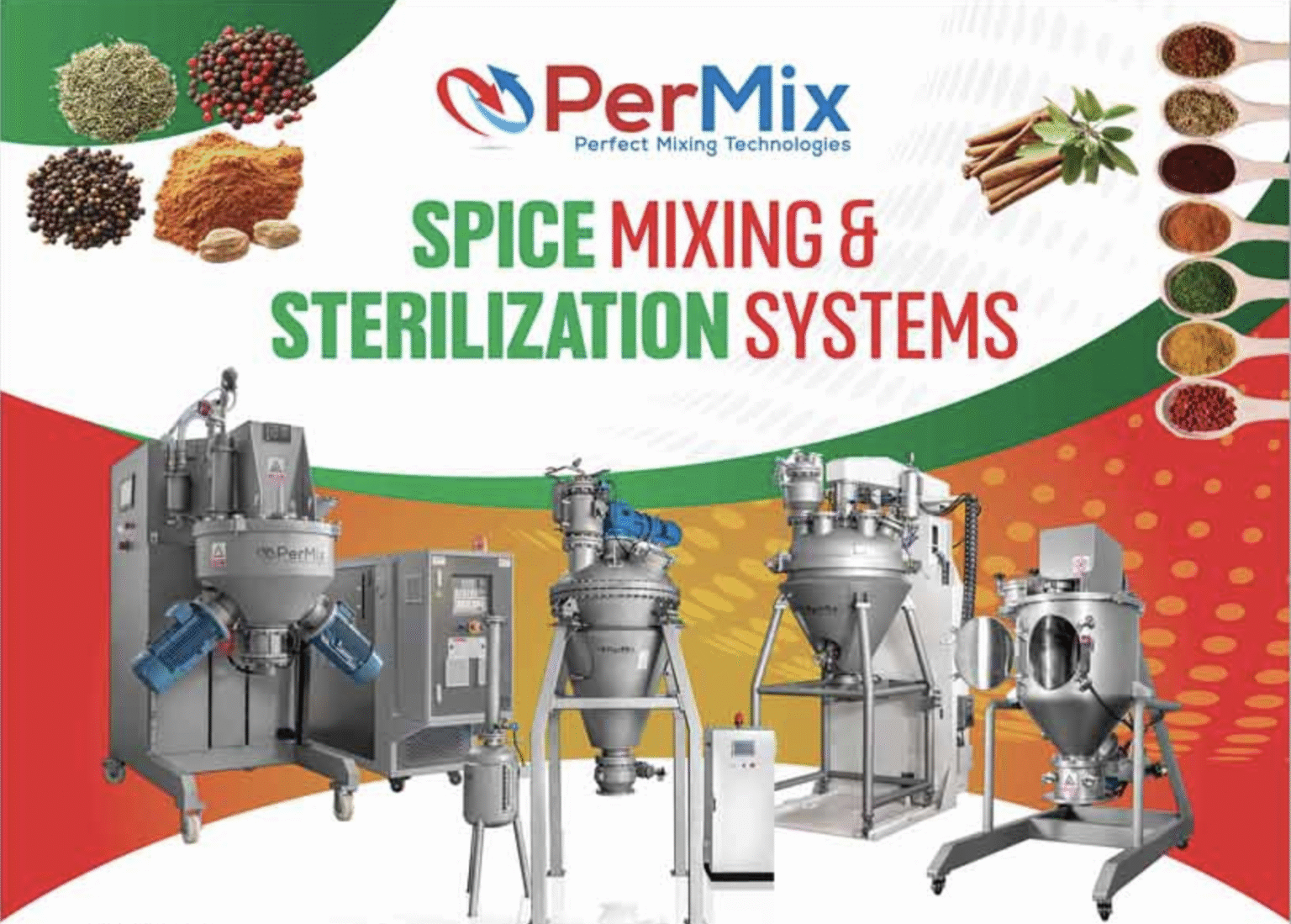 Spice Sterilization Perfected By PerMix - Industrial Mixers