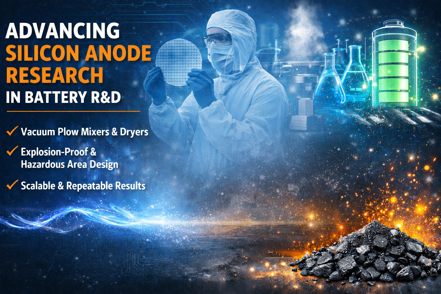 Silicon Anode Battery R&D Taken To The Next Level With PerMix Vacuum ...
